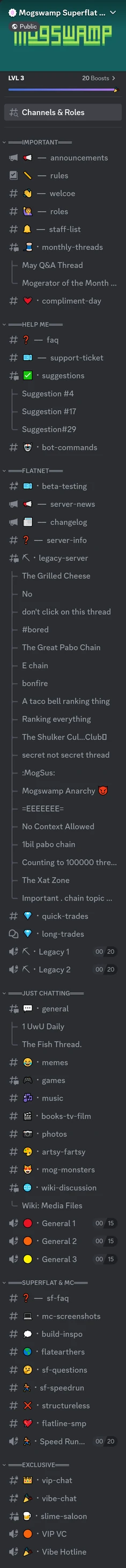 Discord Server History | Mogswamp Superflat Wiki | Fandom