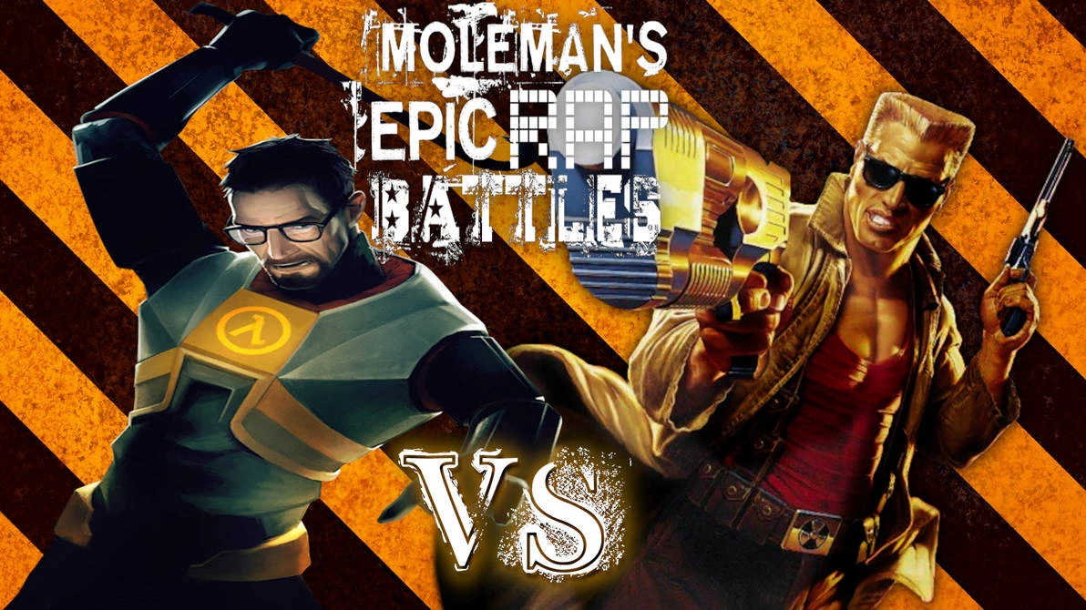 Gordon Freeman Vs. Duke Nukem | Moleman's Epic Rap Battles Wiki | Fandom