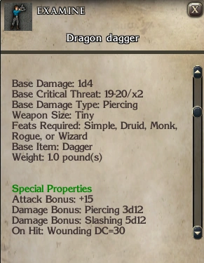 Dragon Dagger | MoliorRS Wiki | Fandom