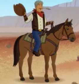 Cowboy on TV | Molly of Denali Wiki | Fandom