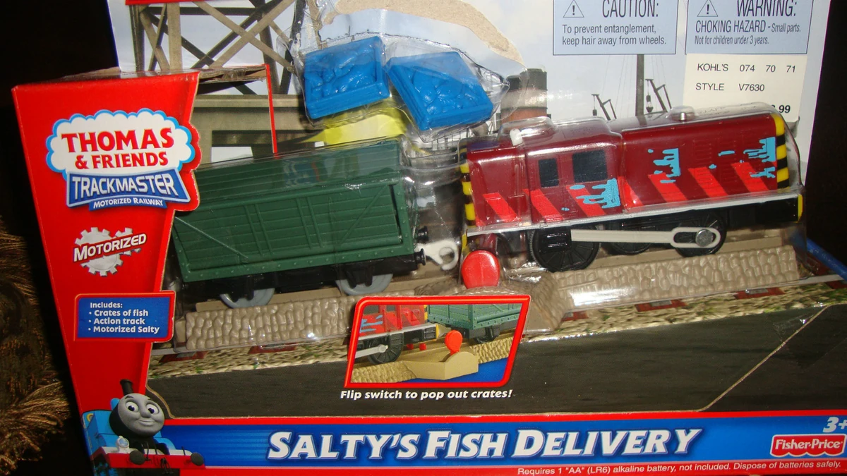 SALTY'S FISH DELIVERY TRACKMASTER SET | Mom1_st TrackMaster Wiki | Fandom