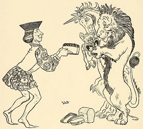 how to draw england lion