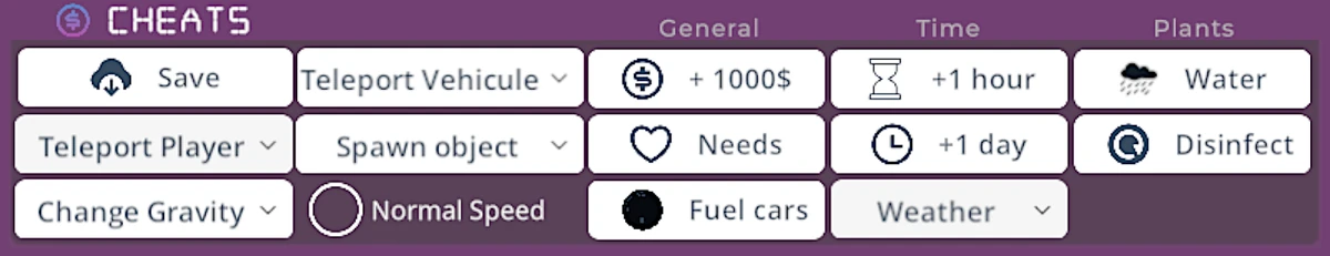 Cheat Menu | Mon Bazou Wiki | Fandom