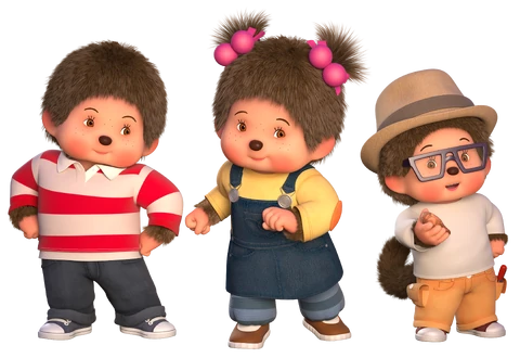 Le Trio de Choc | Monchhichi Wiki | Fandom