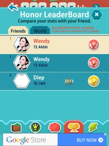 Honor Leaderboard | Money Clicker Friends Wiki | Fandom