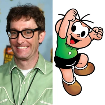 Tom Kenny with Jimmy-Five | Monica Wiki | Fandom