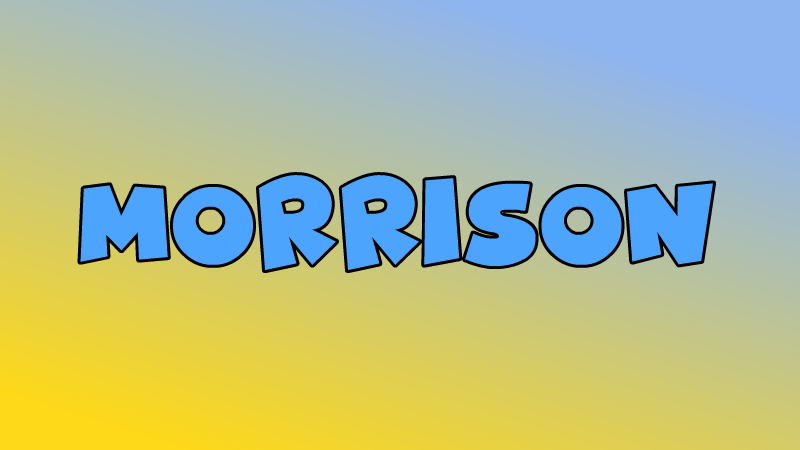 Morrison | Morrison Wiki | Fandom