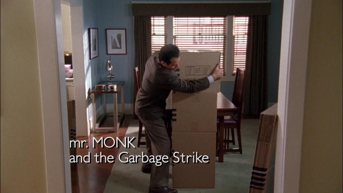 El Sr. Monk y la huelga de basura | Wiki MONK | Fandom