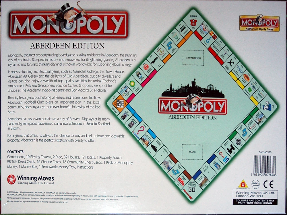 Aberdeen Edition | Monopoly Wiki | Fandom