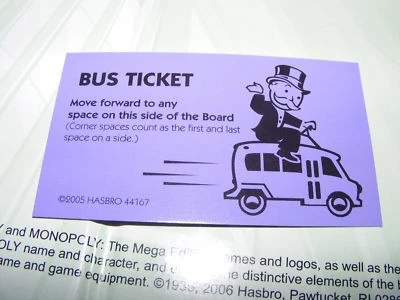 Bus Ticket | Monopoly Wiki | Fandom
