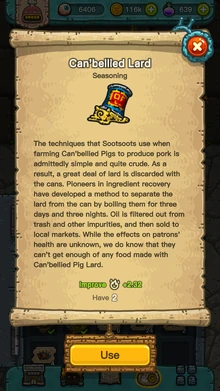 Can'bellied Lard | Monster Chef Wiki | Fandom