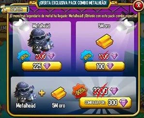 Pack especial: Metalhëad | Wiki Monster legends rumores | Fandom