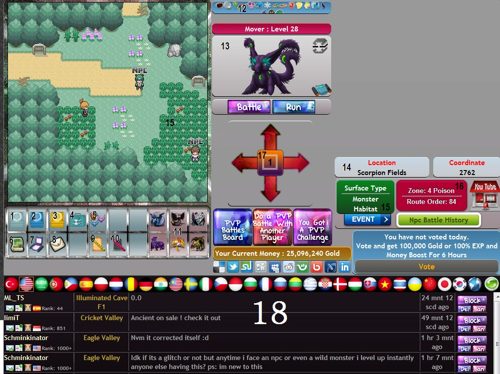 Interface | Monster MMORPG Wiki | Fandom