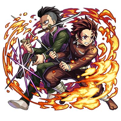 Tanjiro & Genya | Monster Strike Wiki | Fandom
