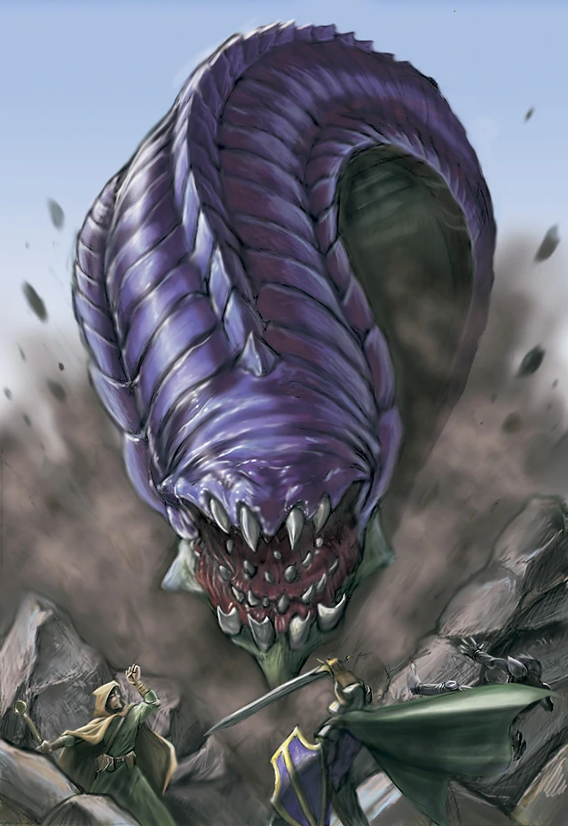 Purple Worm | Monster Wiki | Fandom