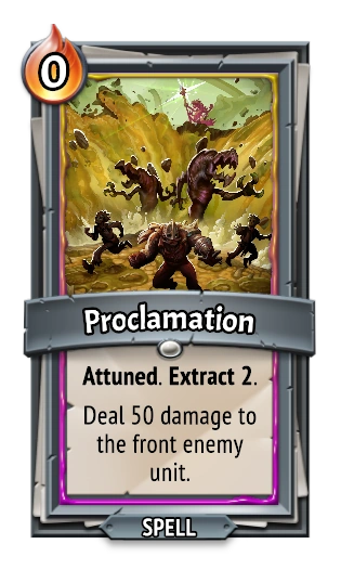 Proclamation | Monster Train Wiki | Fandom