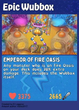 Epic Wubbox (Oasis) | Monsterdex Wiki | Fandom