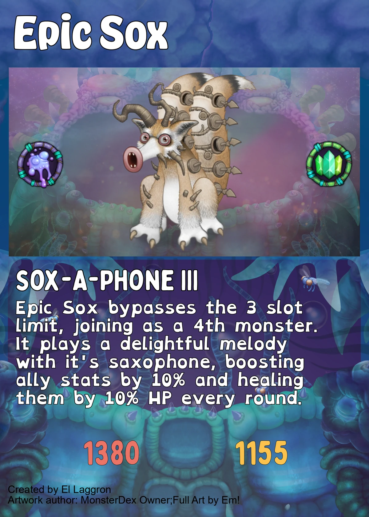 Epic Sox | Monsterdex Wiki | Fandom
