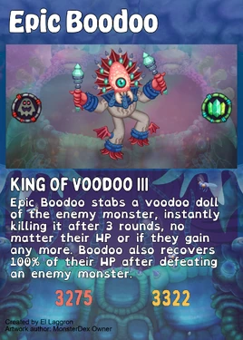 Epic Boodoo | Monsterdex Wiki | Fandom