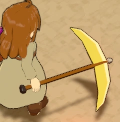 Golden Pickaxe | Monster Girls and the Mysterious Adventure Wiki | Fandom