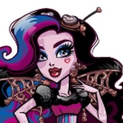 monster high freaky fusion dracubecca coloring pages