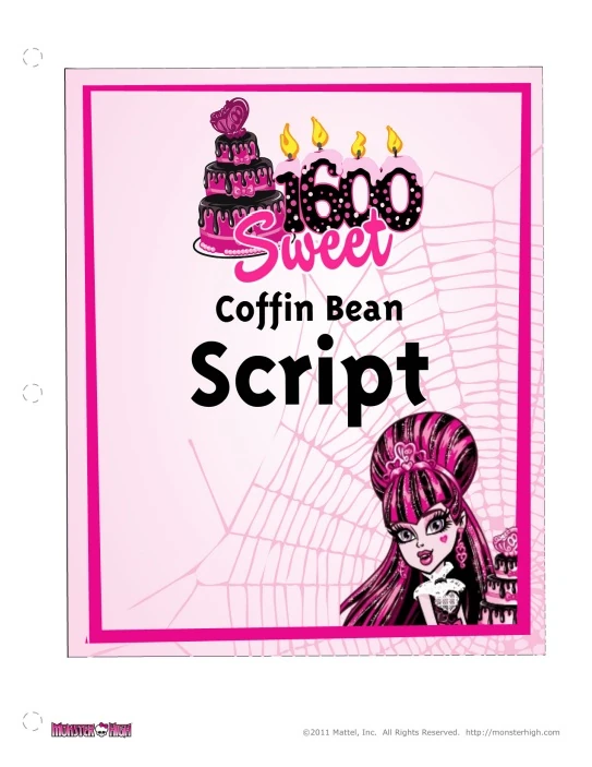 Sweet 1600 scripts | Monster High Wiki | Fandom