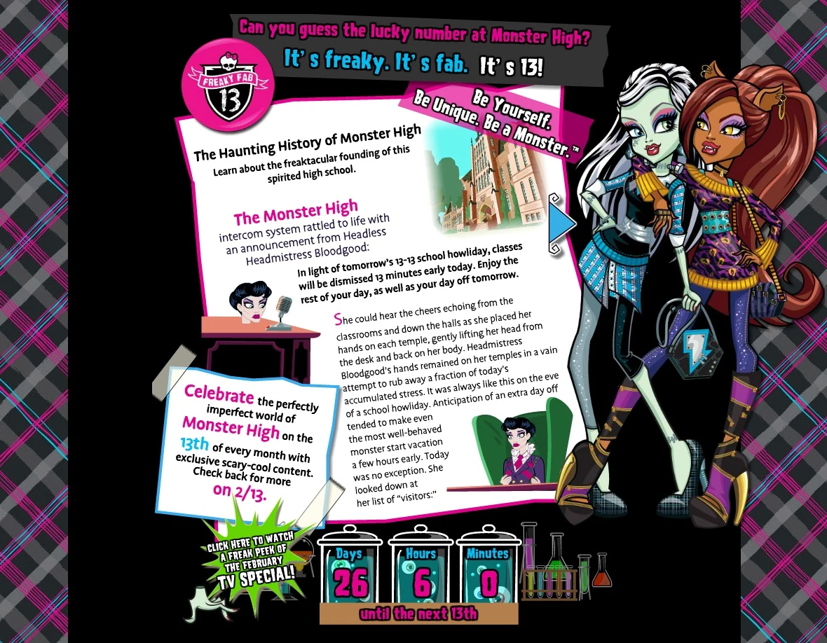Freaky Fab 13 | Monster High Wiki | Fandom