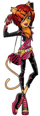 monster high coloring pages toralei stripe face