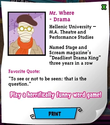 Where (G1) | Monster High Wiki | Fandom