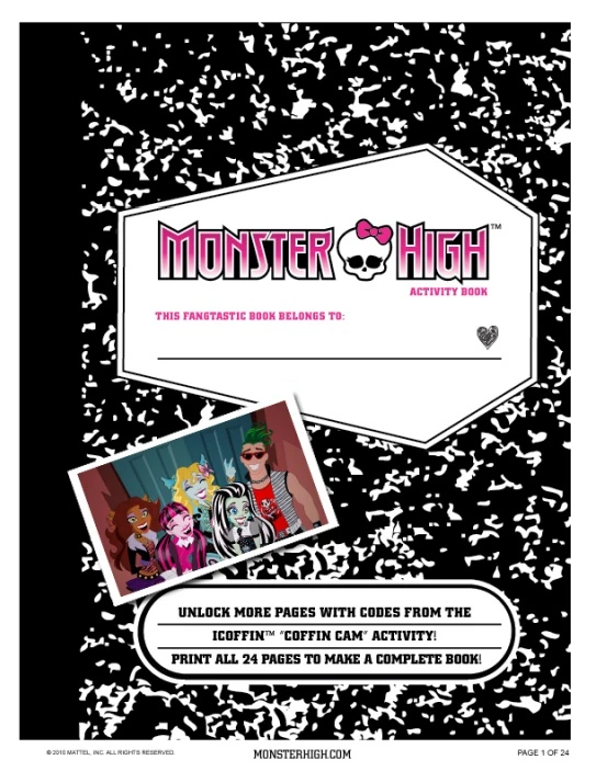 Make a Monster High Album & Activity Book | Monster High Wiki | Fandom