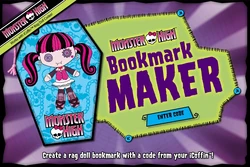 Monster High Printables Bookmarks