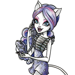 monster high coloring pages catrine demew walmart