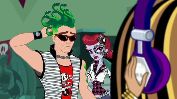 Monster High Deuce And Cleo Kissing