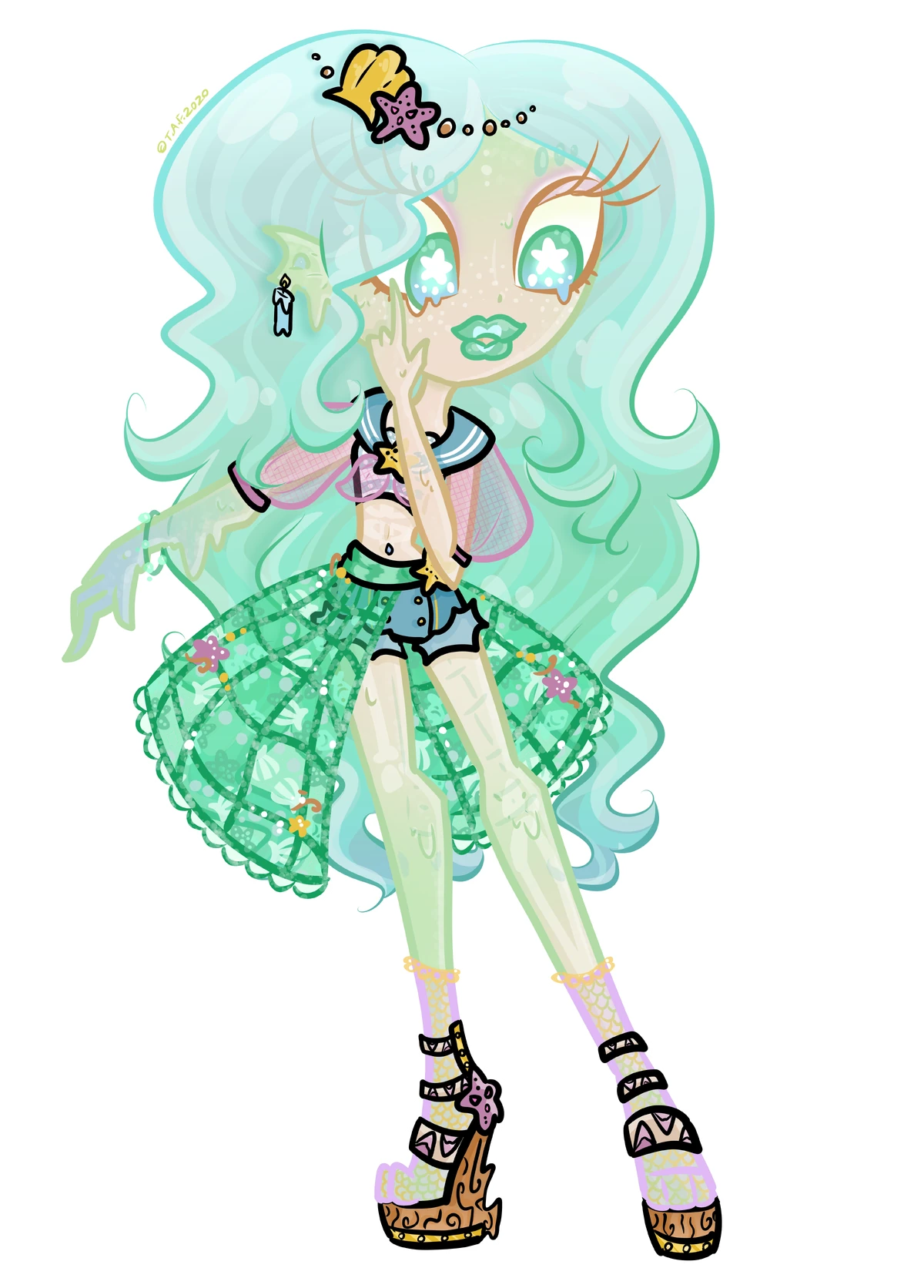 Globrielle Shores | Monster Lab - A Monster High Fandom Wiki | Fandom