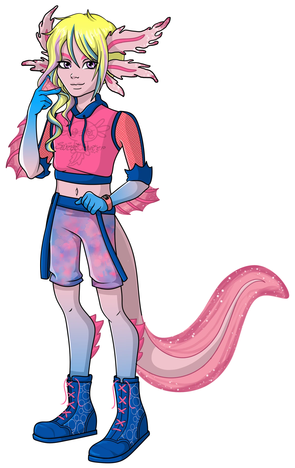 Axol Nixen | Monster Lab - A Monster High Fandom Wiki | Fandom