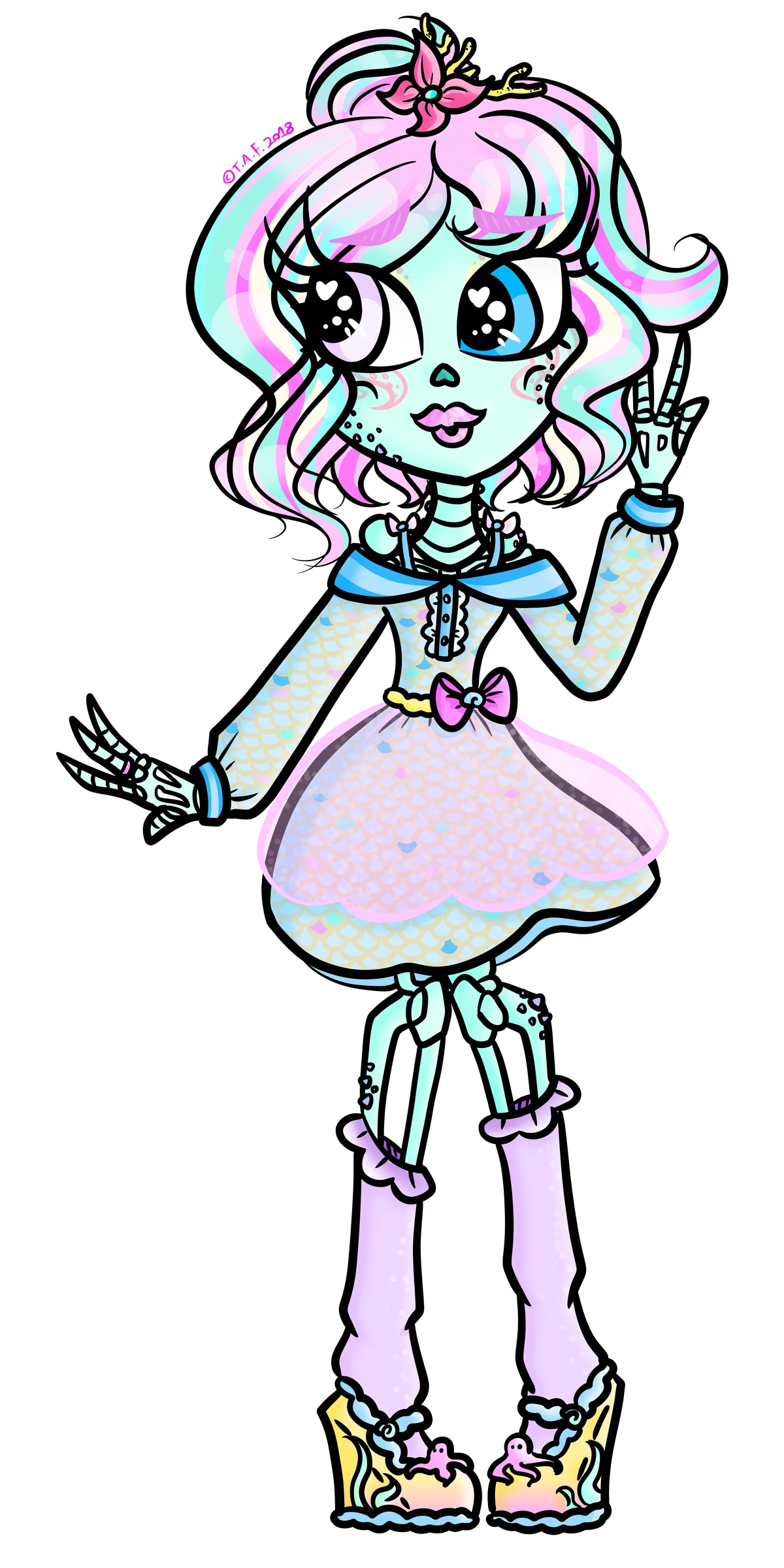 Seacelia Marrow | Monster Lab - A Monster High Fandom Wiki | Fandom