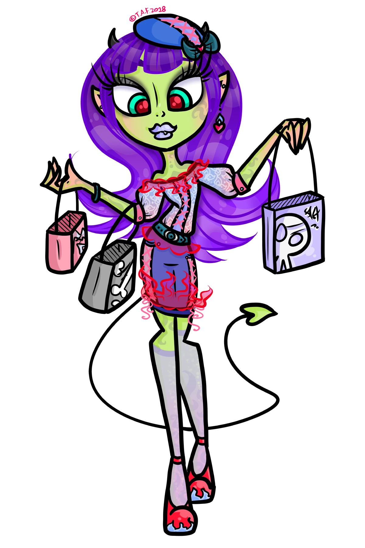 Ishia Ifritah | Monster Lab - A Monster High Fandom Wiki | Fandom