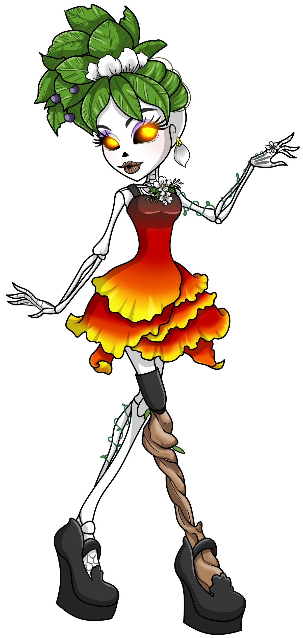 Marrowlyn Boneflower | Monster Lab - A Monster High Fandom Wiki | Fandom