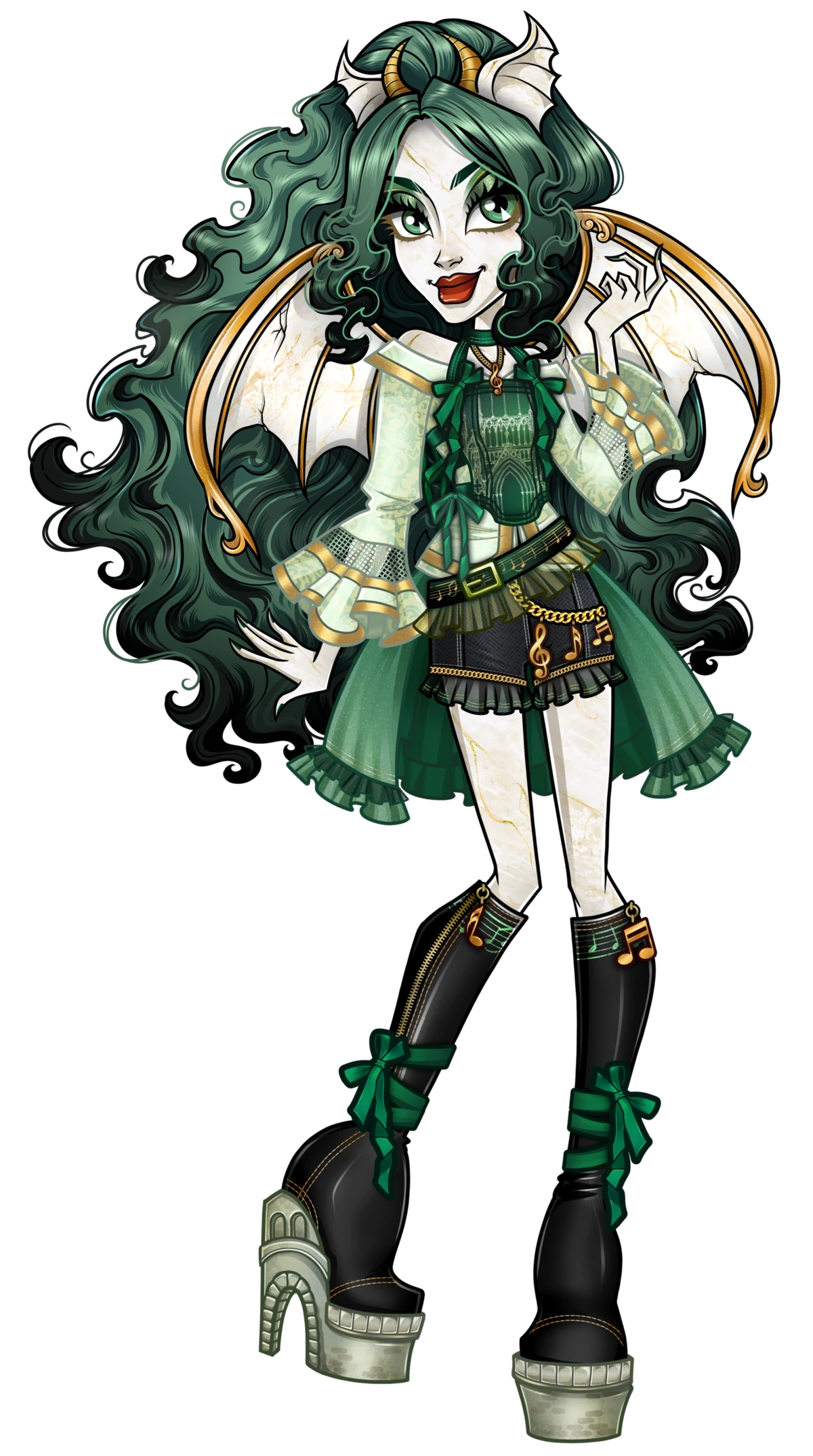 Marblelina Highperch | Monster Lab - A Monster High Fandom Wiki | Fandom