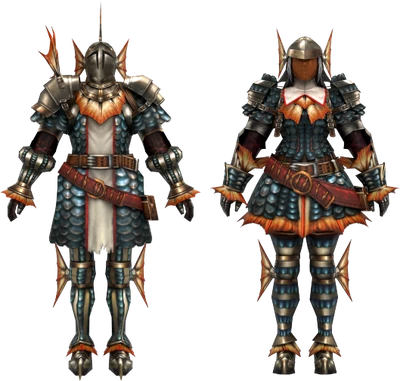 Cephalos Armor (Blademaster) (MHF1) | Monster Hunter Wiki | Fandom