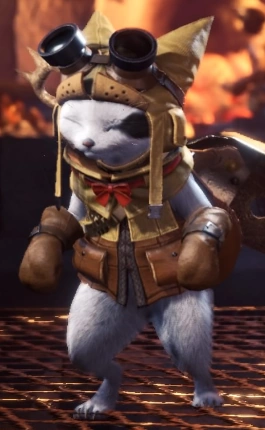 Felyne Leather Palico Armor (MHW) | Monster Hunter Wiki | Fandom
