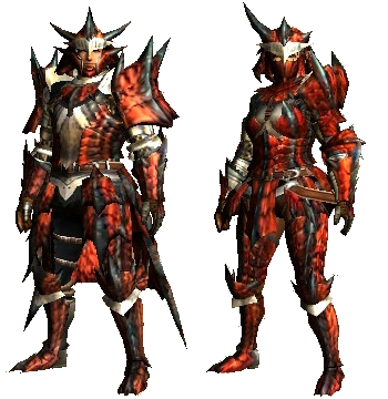 Rathalos R Armor (Blademaster) (MHGU) | Monster Hunter Wiki | Fandom