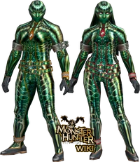 Plesioth Z Armor (Blademaster) (MHFU) | Monster Hunter Wiki | Fandom