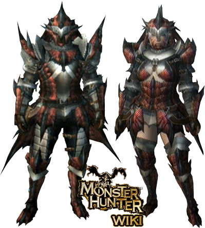 Rathalos Armor (Blademaster) (MH3) | Monster Hunter Wiki | Fandom