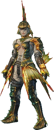 Green Plesioth Armor #monhan DeviantArt
