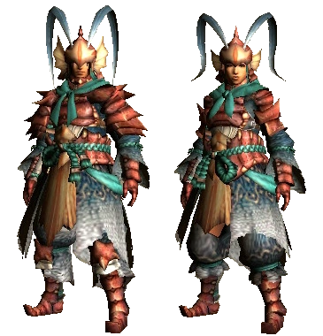 Kut-Ku X Armor (Blademaster) (MHGU) | Monster Hunter Wiki | Fandom