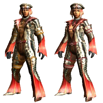 Plesioth X Armor (Gunner) (MHGU) | Monster Hunter Wiki | Fandom