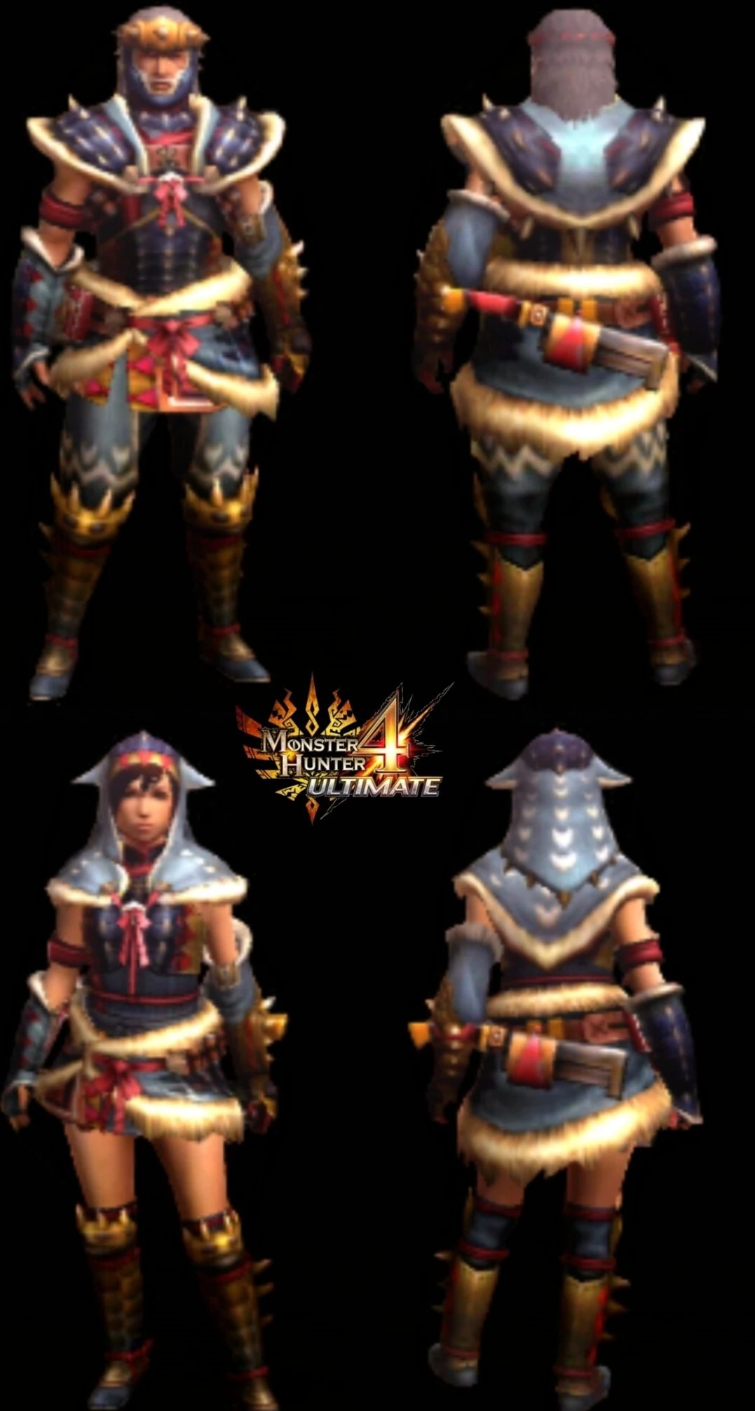 Arzuros Armor (Blademaster) (MH4U) | Monster Hunter Wiki | Fandom