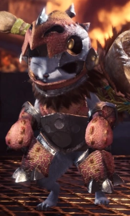 Felyne Anja Palico Armor (MHW) | Monster Hunter Wiki | Fandom