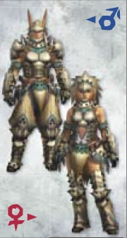 Barioth Armor (Blademaster) (MH3U) | Monster Hunter Wiki | Fandom